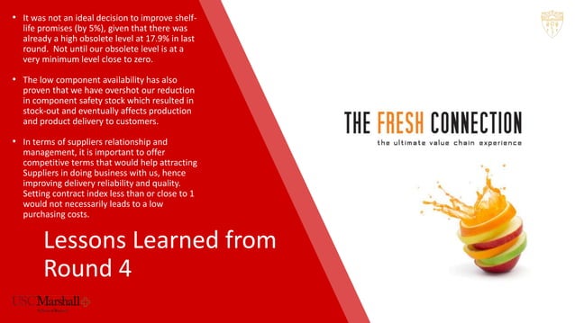DSO557b - Fresh Connection Final Presentation | PPTX