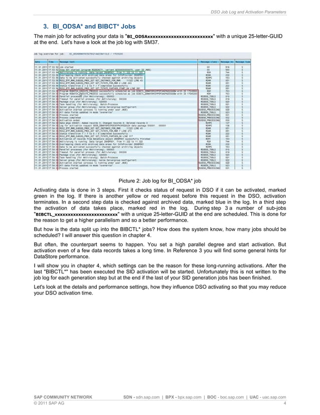Dso Job Log And Activation Parameters Pdf Computing Technology And Computing