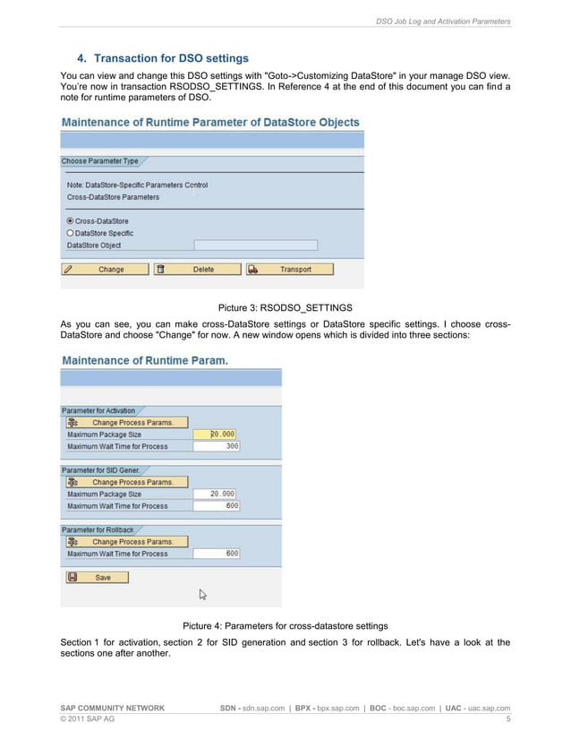Dso Job Log And Activation Parameters Pdf Computing Technology And Computing