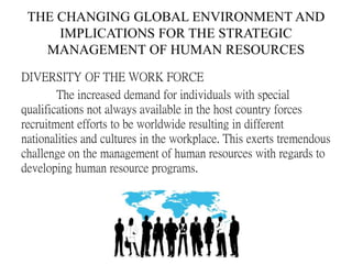 Globalization and the Emerging Role of HR | PPT