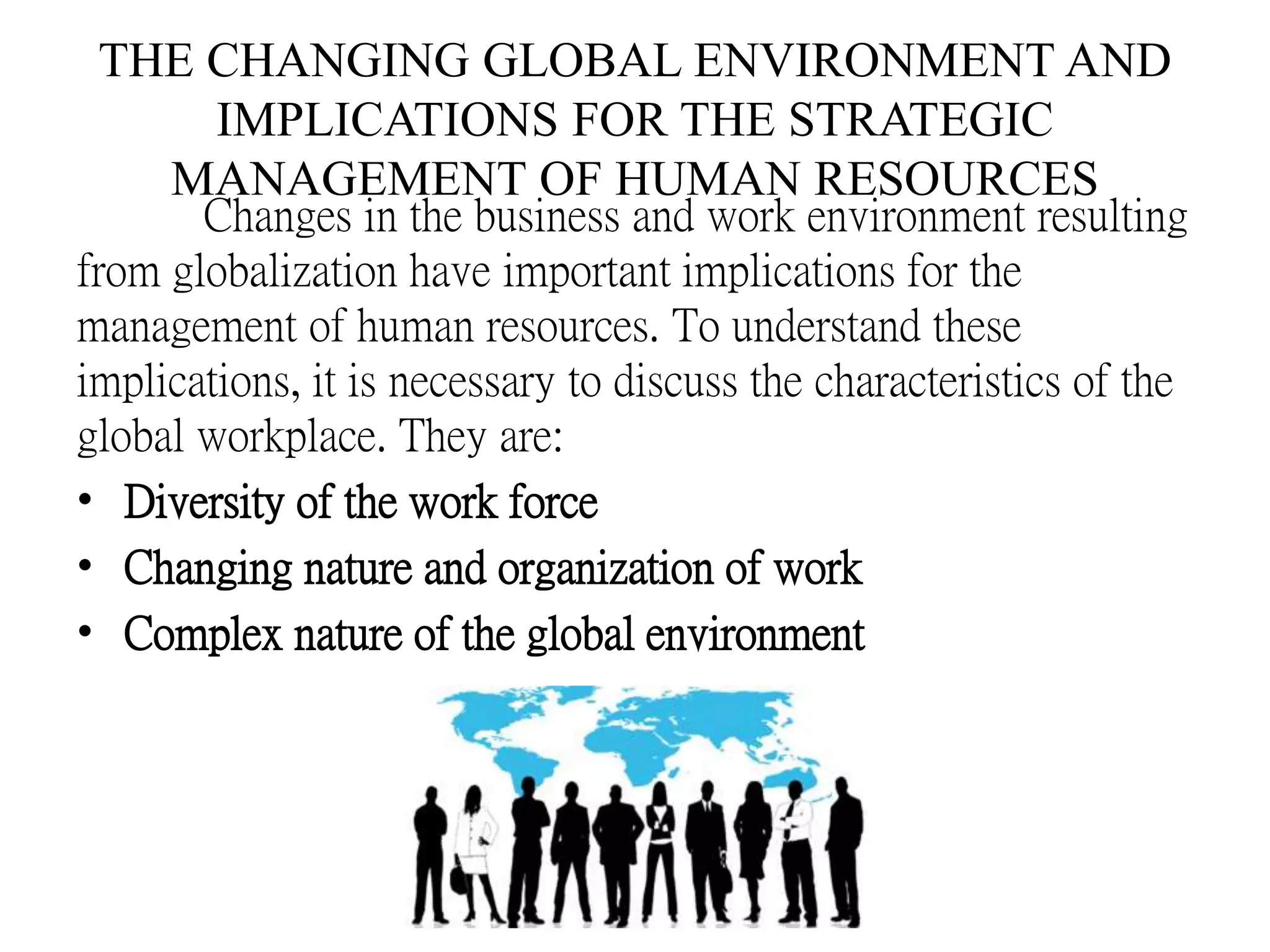 Globalization and the Emerging Role of HR | PPTX