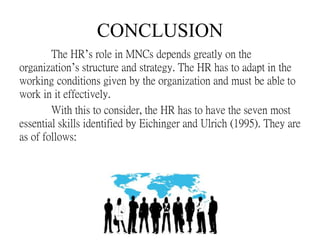 Globalization and the Emerging Role of HR | PPTX