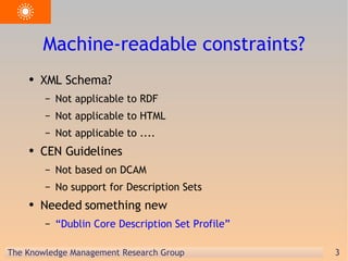 Description Set profiles | PPT