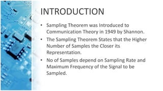 Shannon's Sampling Theorem | PPTX