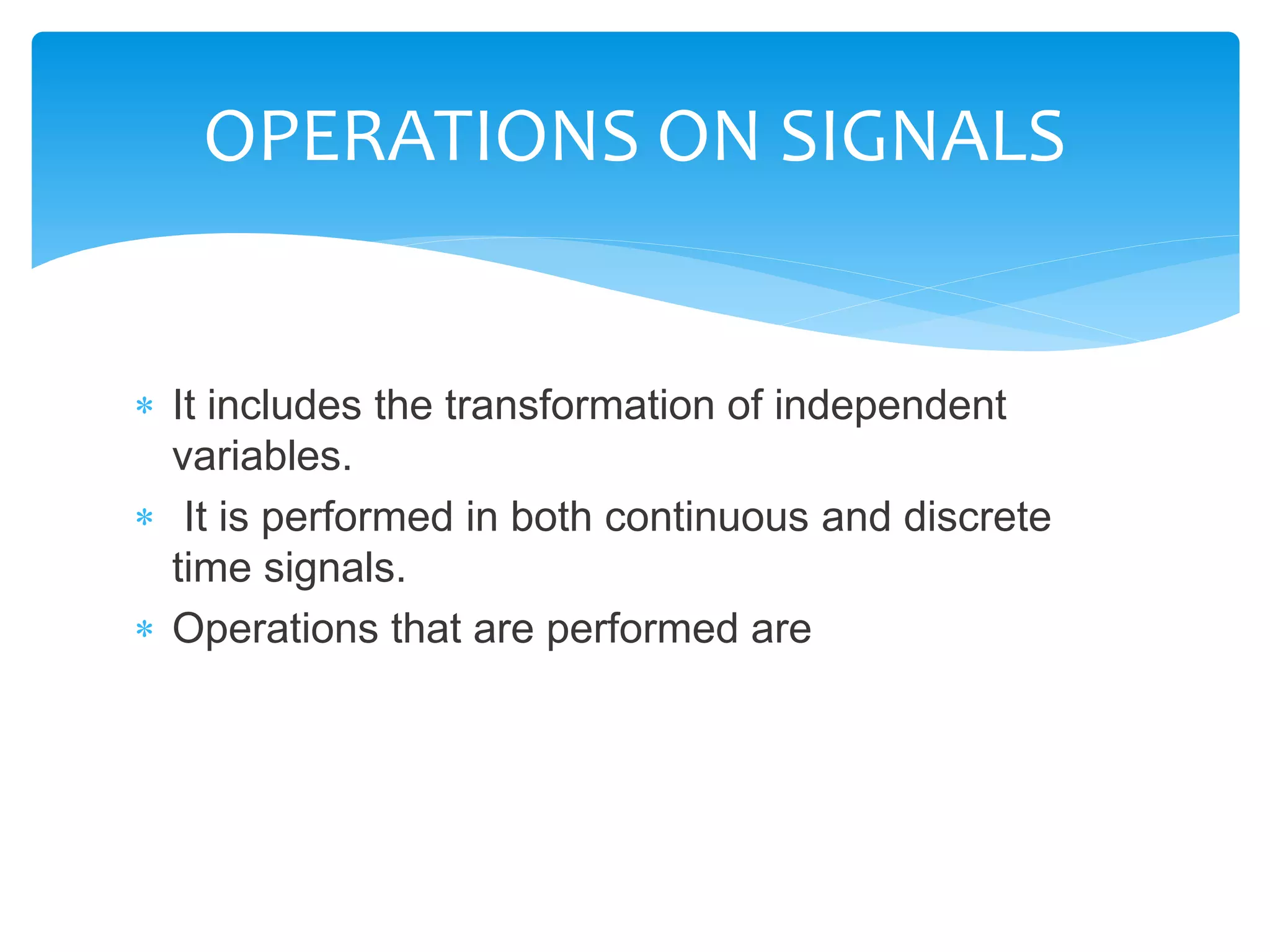 Signals and System | PPT