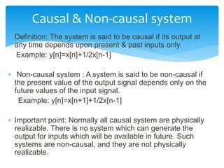 Signals and System | PPTX | Physics | Science