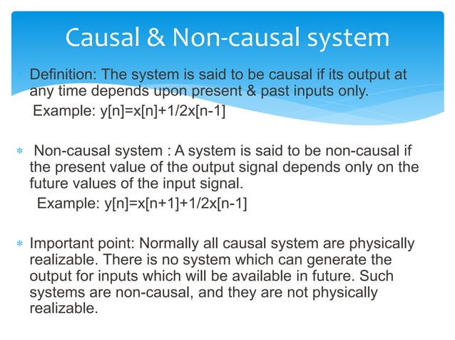 Signals and System | PPT