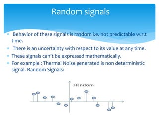 Signals and System | PPTX | Physics | Science