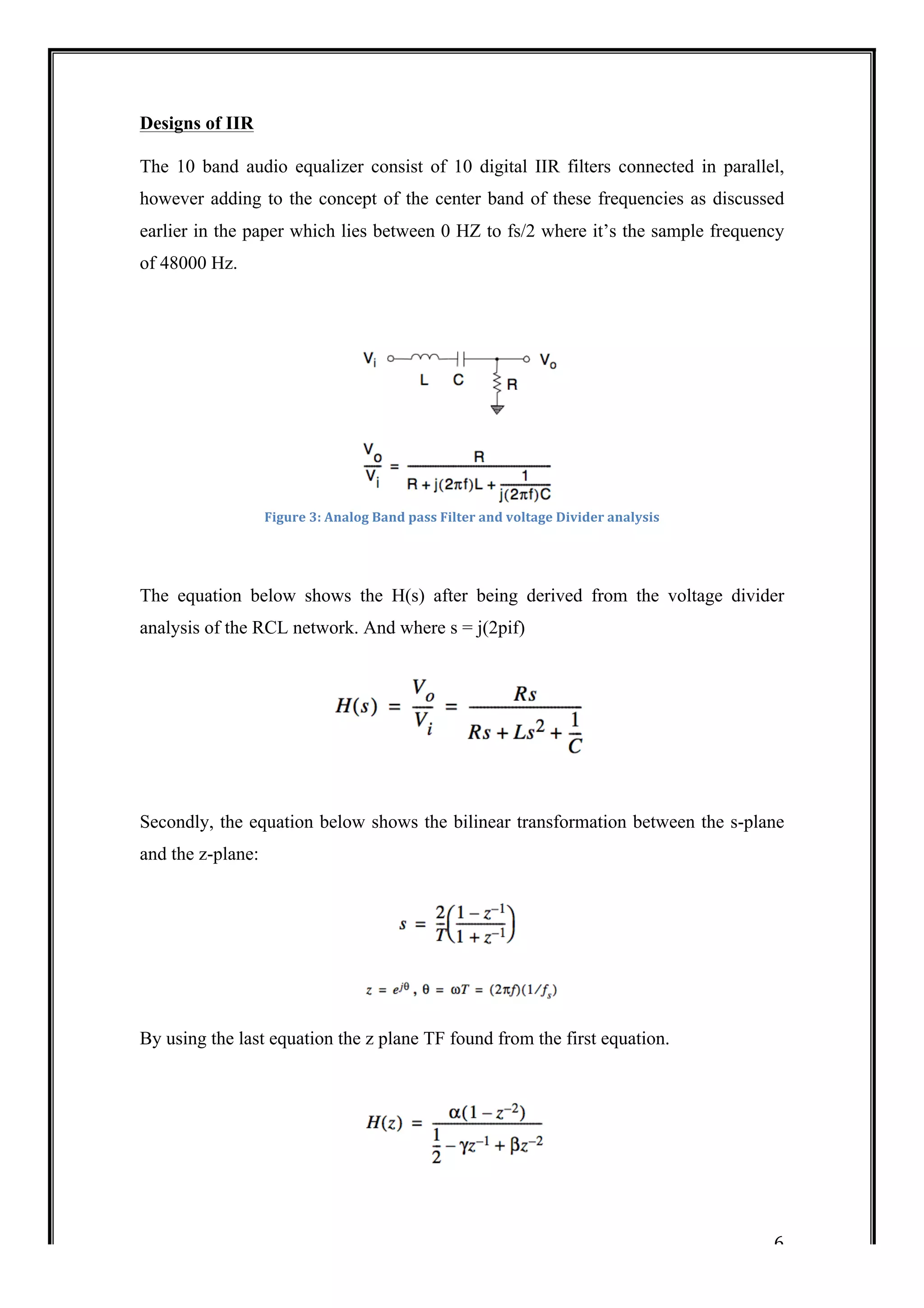 Graphical Equalizer Using Matlab Pdf Digital Audio Computer Software And Applications