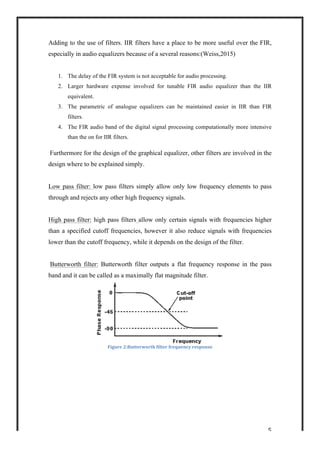 Graphical equalizer using MATLAB | PDF | Digital Audio | Computer Software and Applications