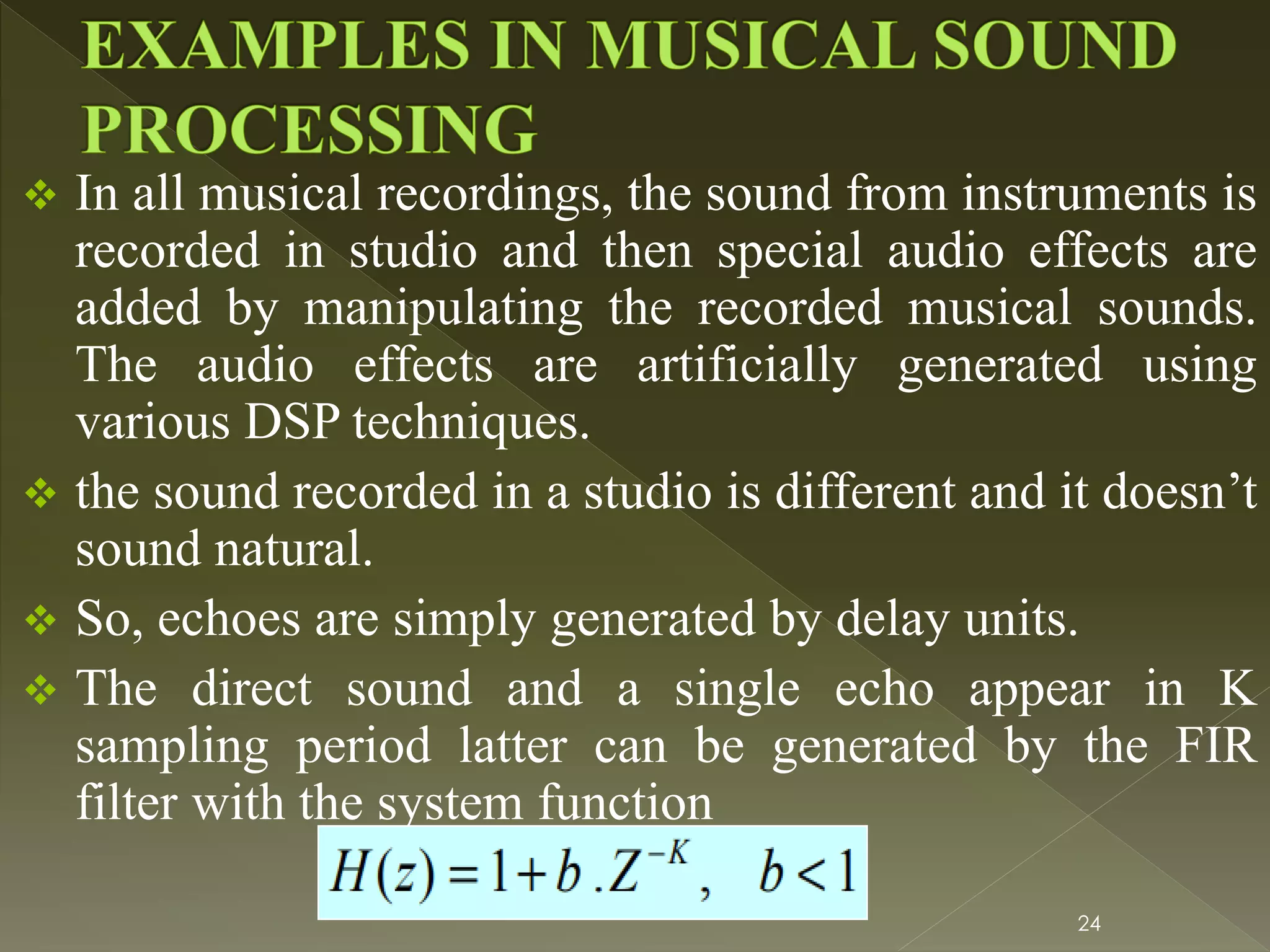 Introduction to DSP | PDF