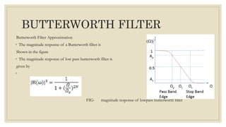 TRANSITIONAL BUTTERWORTH-CHEBYSHEV FILTERS | PPTX