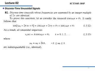 Dsp ict3105- lec02 | PPT
