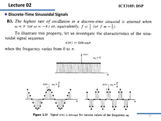 Dsp ict3105- lec02 | PPT