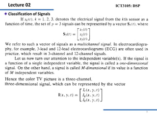 Dsp ict3105- lec02 | PPT