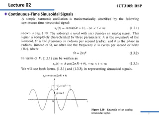 Dsp ict3105- lec02 | PPT