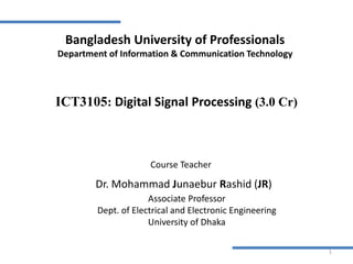 Dsp ict3105- lec03 | PPT