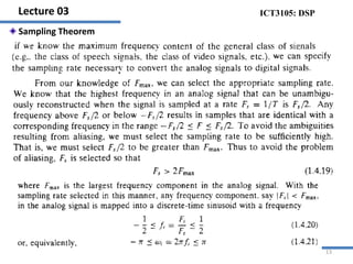Dsp ict3105- lec03 | PPT