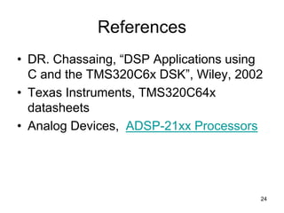 digital signal processing Power point presentation | PPT