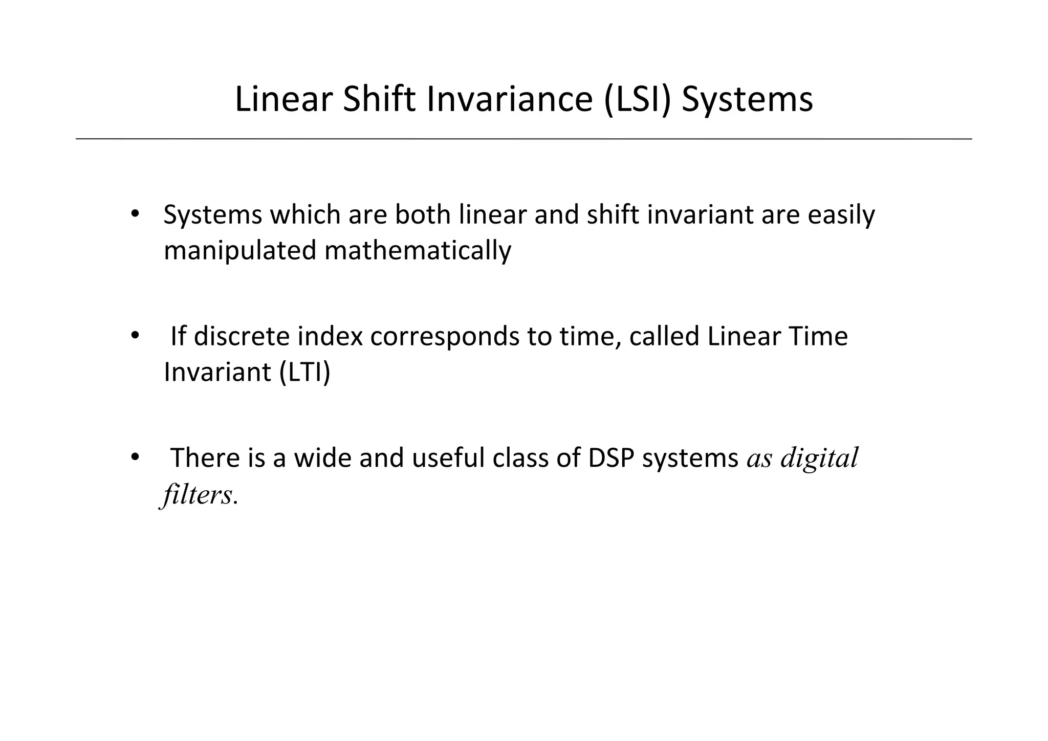 Dsp U Lec04 Discrete Time Signals & Systems | PDF