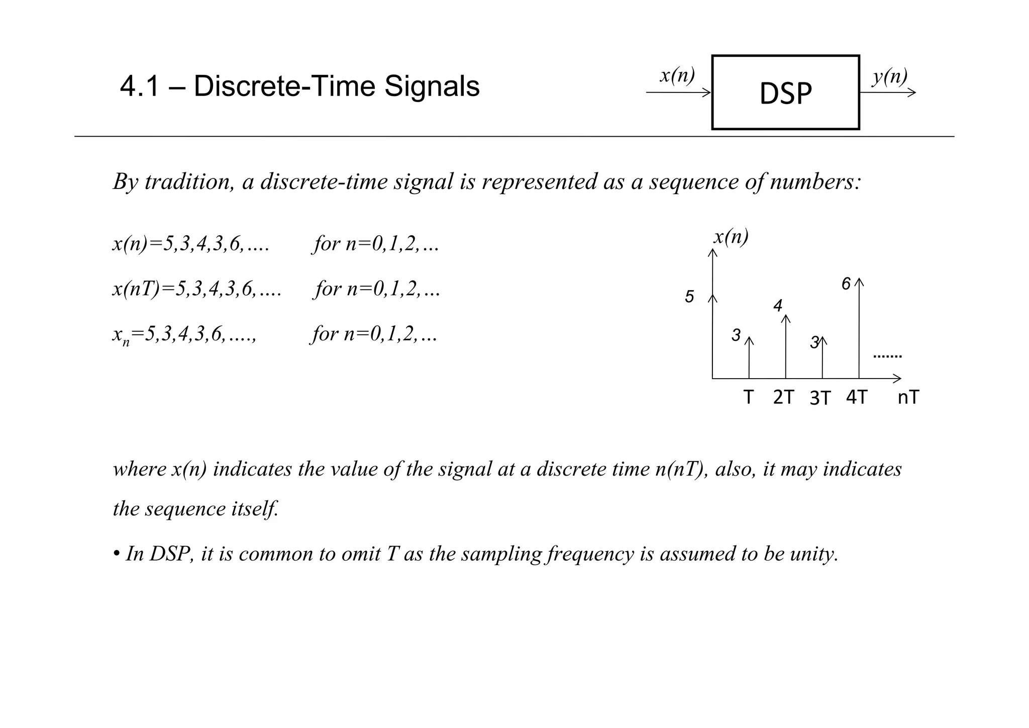 Dsp U Lec04 Discrete Time Signals & Systems | PDF