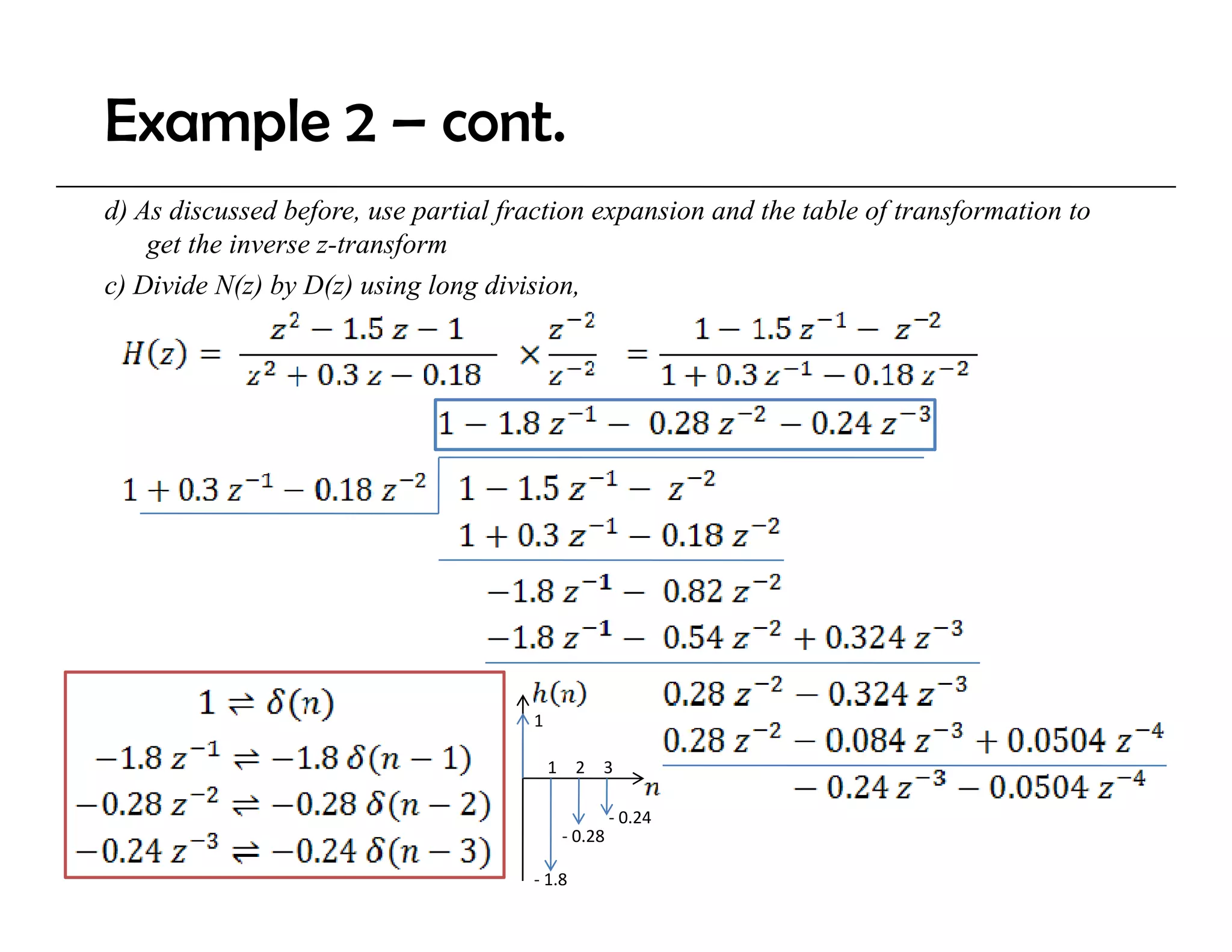 Dsp U Lec06 The Z Transform And Its Application | PDF