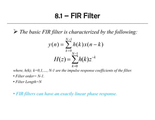 Dsp U Lec08 Fir Filter Design | PDF