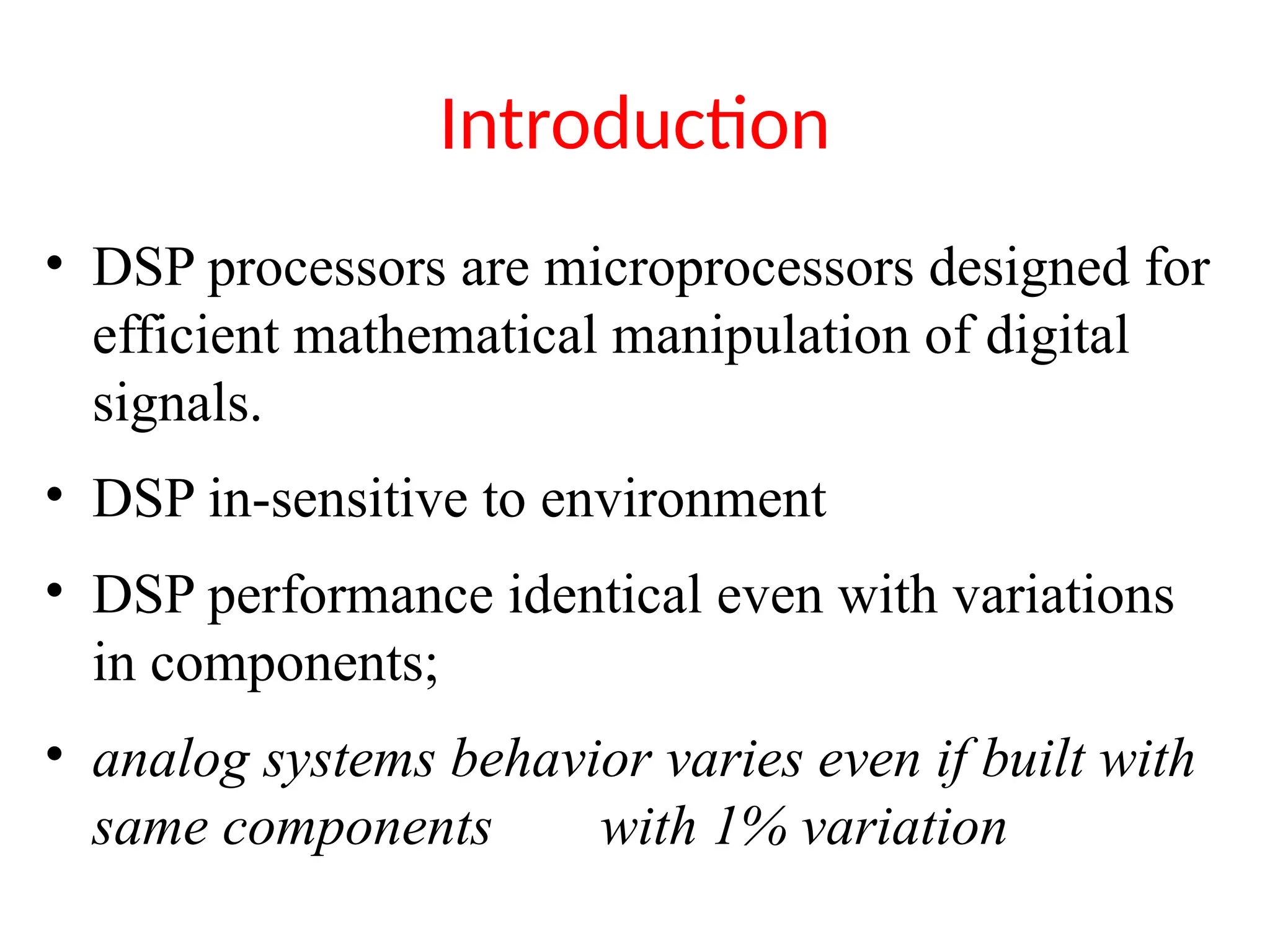 DIGITAL SIGNAL PROCESSING AND ITS APPLICATIONS | PPTX