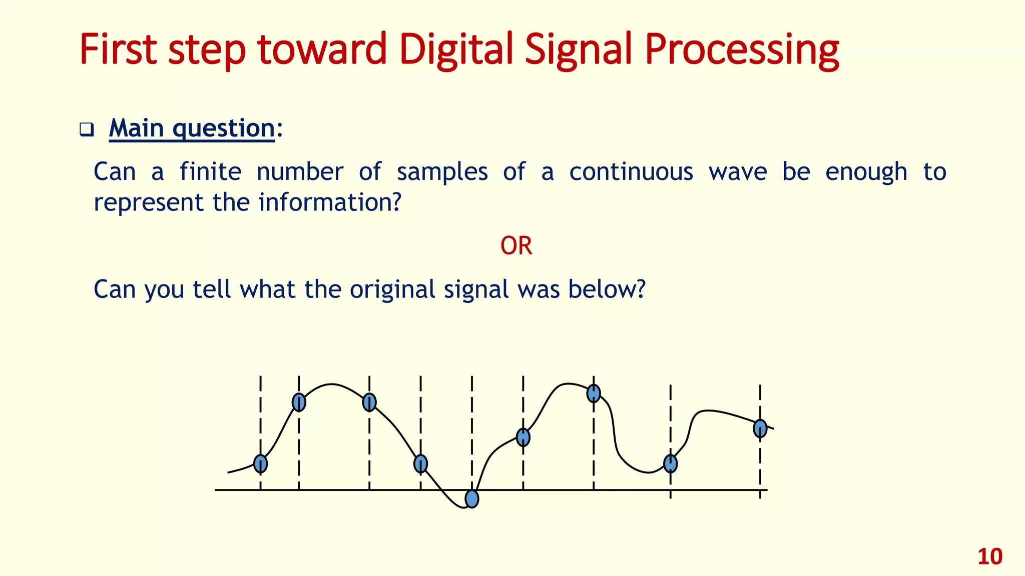 DSP_2018_FOEHU - Lec 02 - Sampling of Continuous Time Signals | PDF