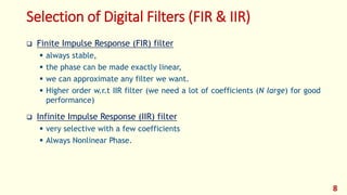 DSP_2018_FOEHU - Lec 06 - FIR Filter Design | PDF