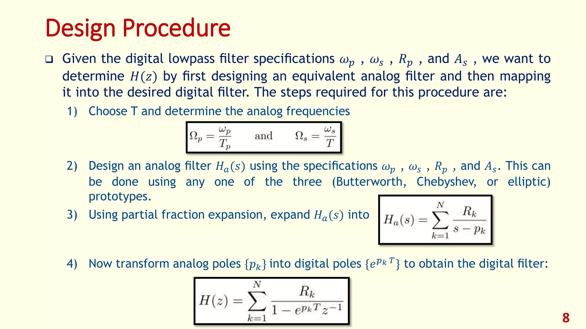 DSP_2018_FOEHU - Lec 07 - IIR Filter Design | PDF | Digital Audio ...