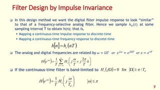 DSP_2018_FOEHU - Lec 07 - IIR Filter Design | PDF | Digital Audio | Computer Software and ...