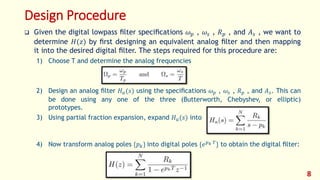 DSP_2018_FOEHU - Lec 07 - IIR Filter Design | PDF | Digital Audio | Computer Software and ...