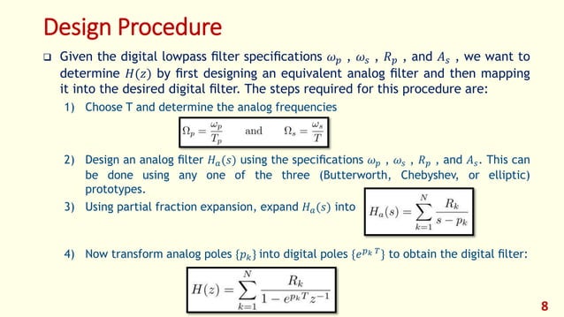 DSP_2018_FOEHU - Lec 07 - IIR Filter Design | PDF | Digital Audio ...