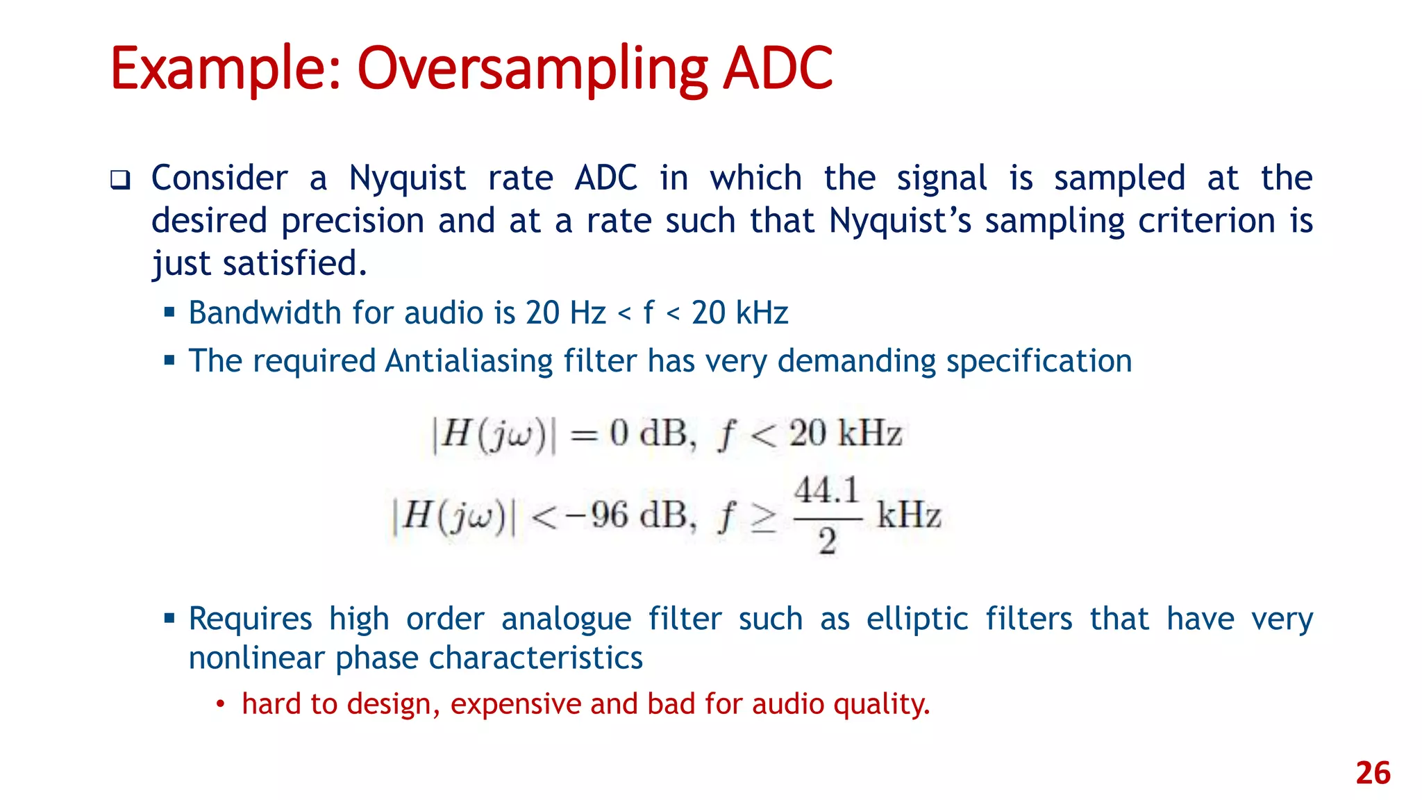 Dsp 2018 foehu - lec 10 - multi-rate digital signal processing | PDF