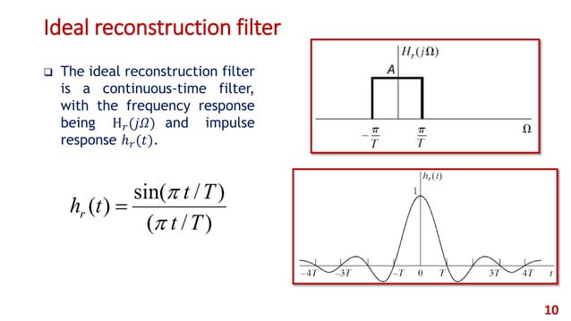 Dsp 2018 foehu - lec 10 - multi-rate digital signal processing | PDF