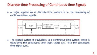 Dsp 2018 foehu - lec 10 - multi-rate digital signal processing | PDF