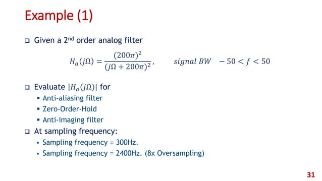 Dsp 2018 foehu - lec 10 - multi-rate digital signal processing | PDF