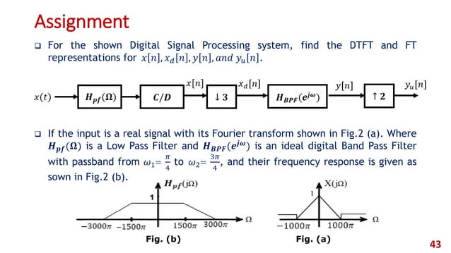 Dsp 2018 foehu - lec 10 - multi-rate digital signal processing | PDF