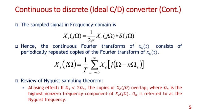 Dsp 2018 foehu - lec 10 - multi-rate digital signal processing | PDF