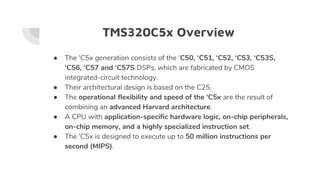 TMS320C5x | PPTX