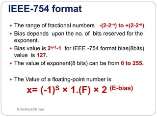 Number formats for signals and coefficients in DSP system | PPTX