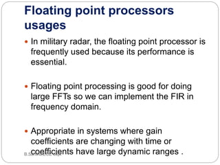 Number formats for signals and coefficients in DSP system | PPTX
