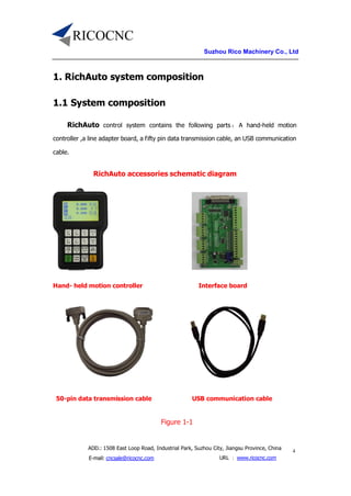DSP A11 handle controller operating manual ricocnc | PDF