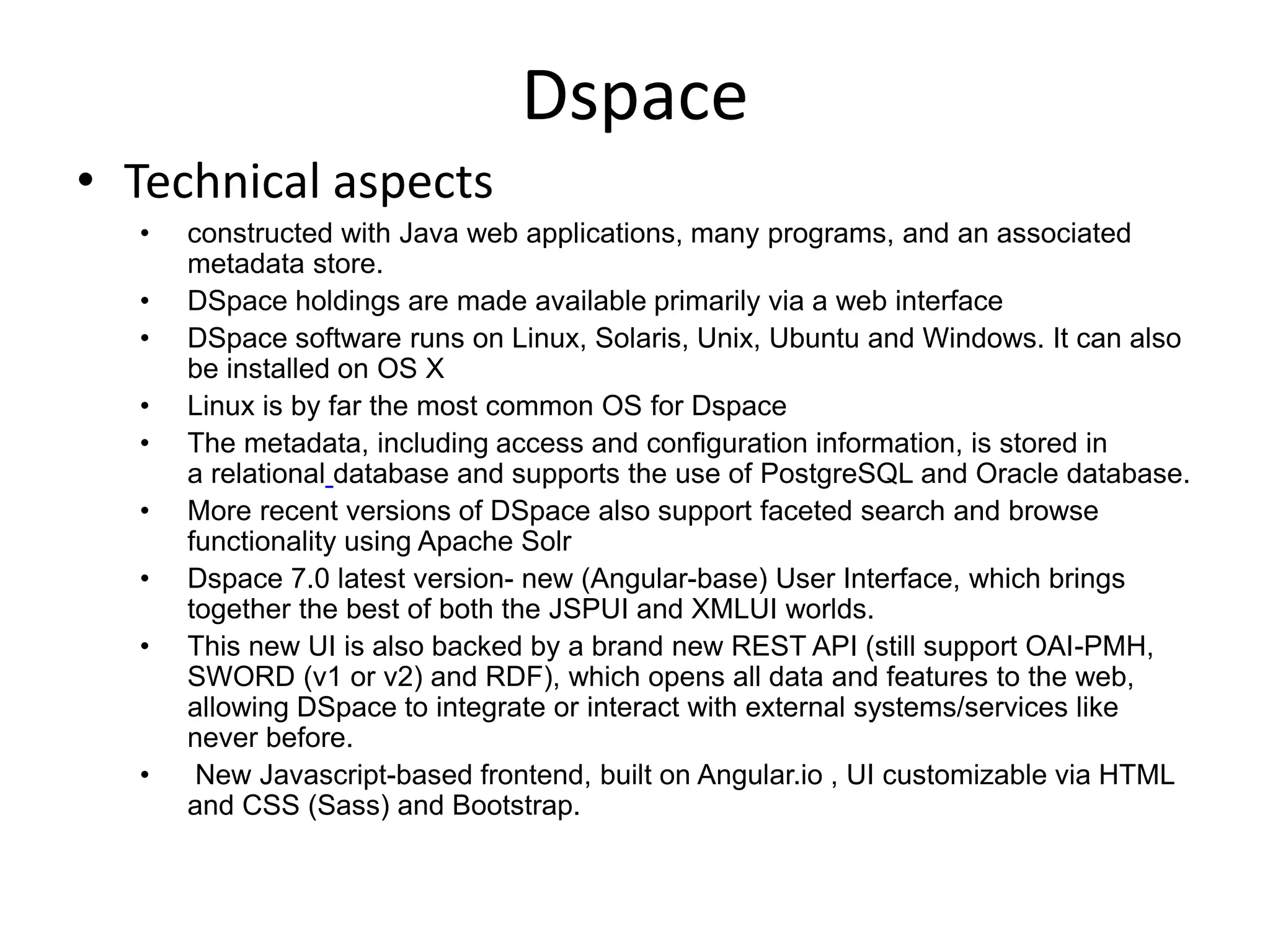 Dspace software | PPTX