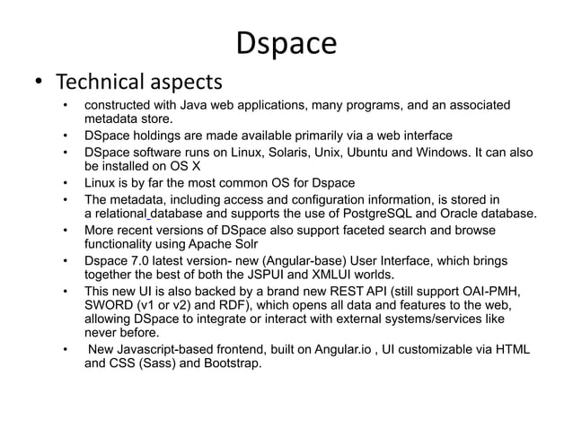 Dspace software | PPTX