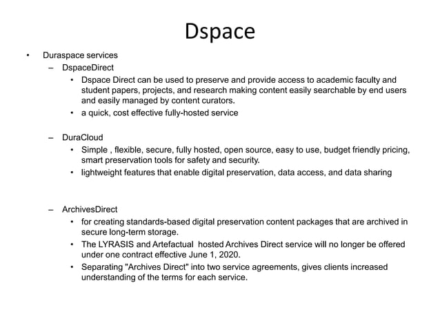 Dspace software | PPTX