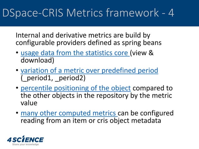 DSpace-CRIS technical level introduction | PPT