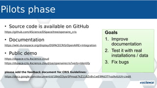 DSpace-CRIS & OpenAIRE | PPT