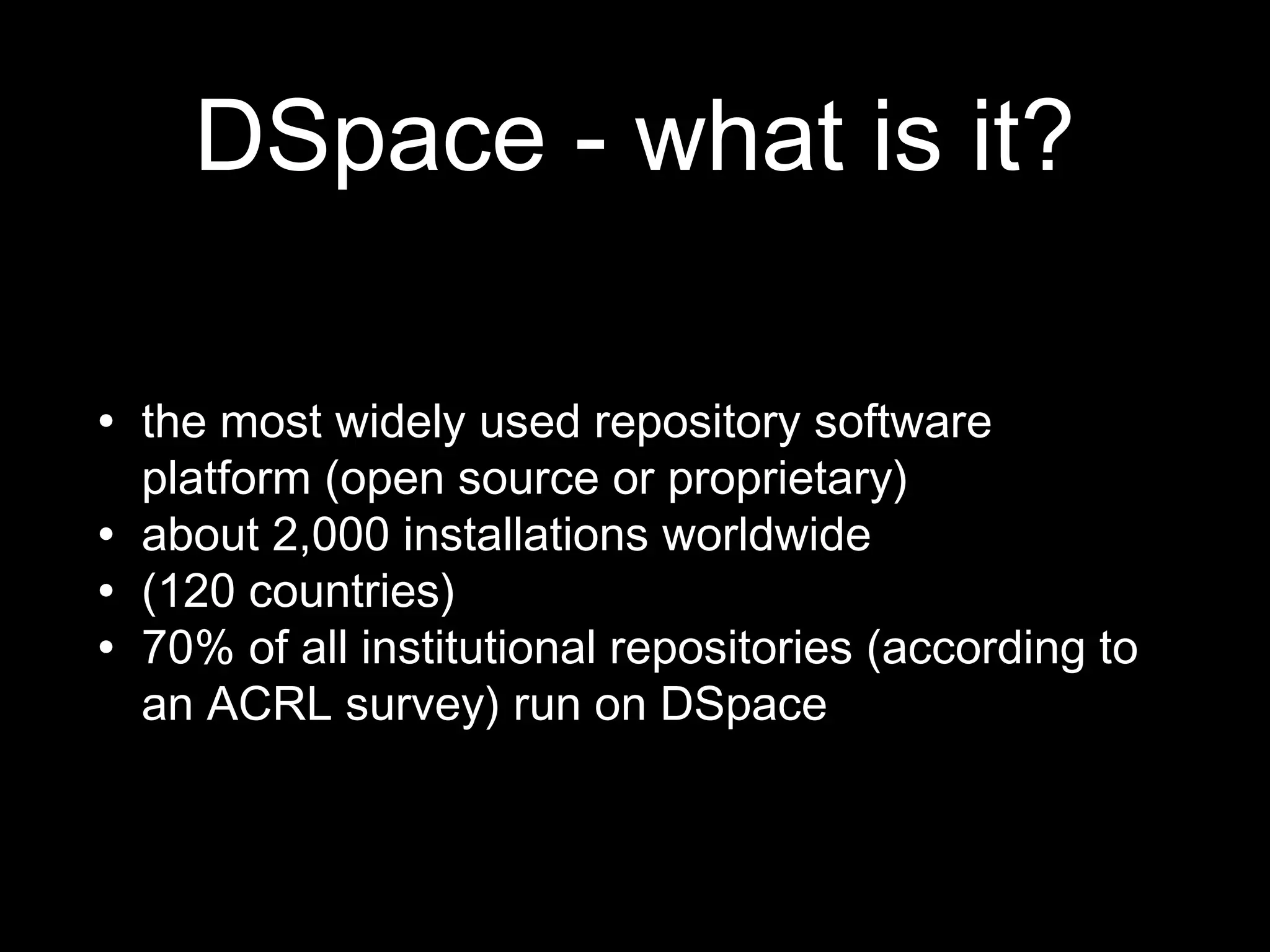 Introduction to DSpace | PPT